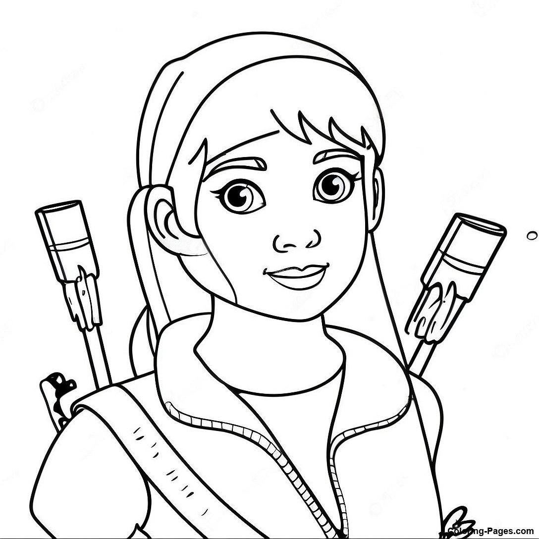Adventurous Mira Coloring Page | Coloring-Pages.com