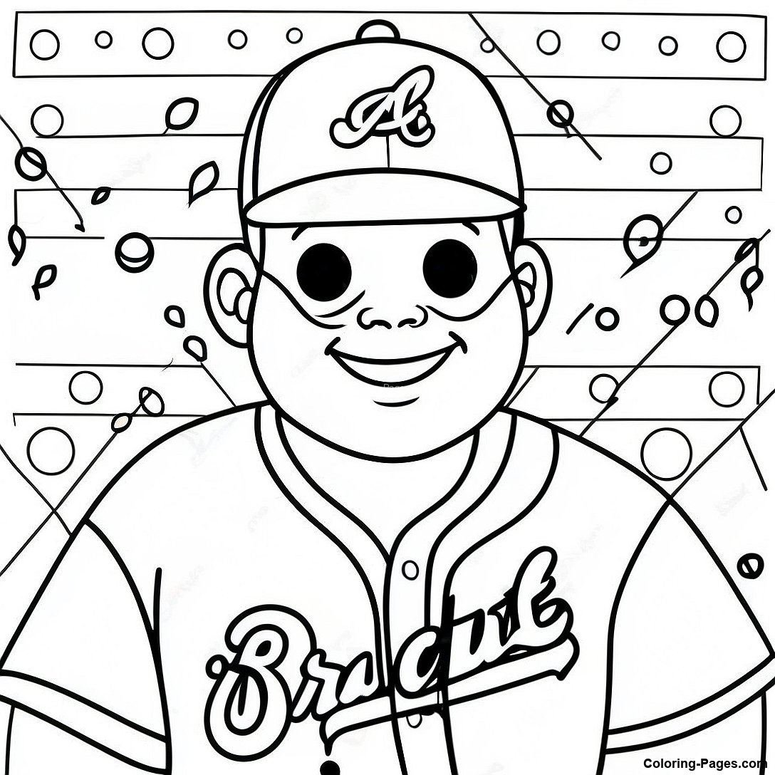 Atlanta Braves Coloring Page | Coloring-Pages.com