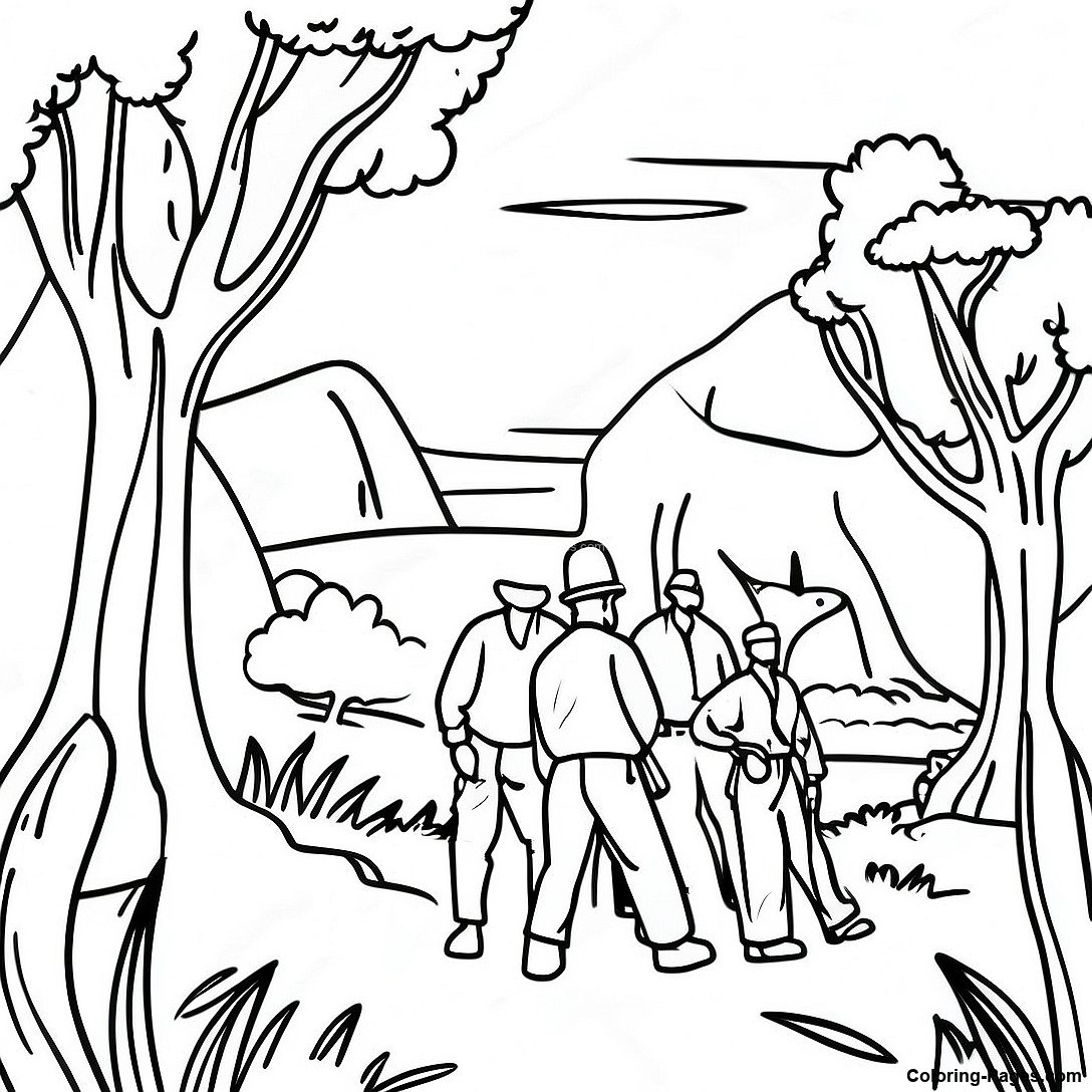 Back To The Outback Coloring Page | Coloring-Pages.com
