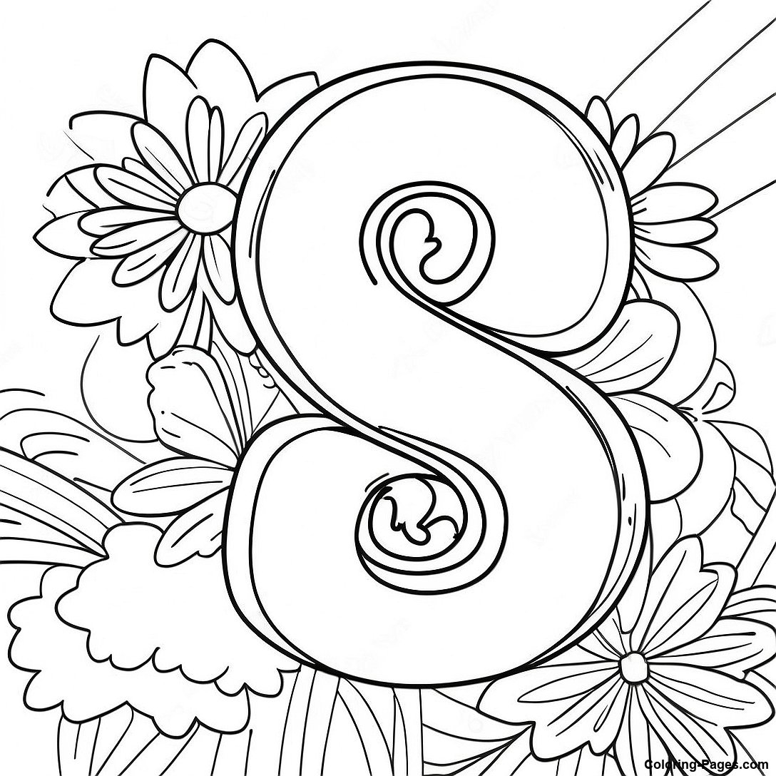 Big Number 2 Coloring Page | Coloring-Pages.com