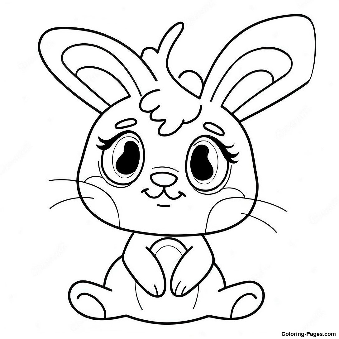 Bonnie The Bunny Sister Location Coloring Page | Coloring-Pages.com