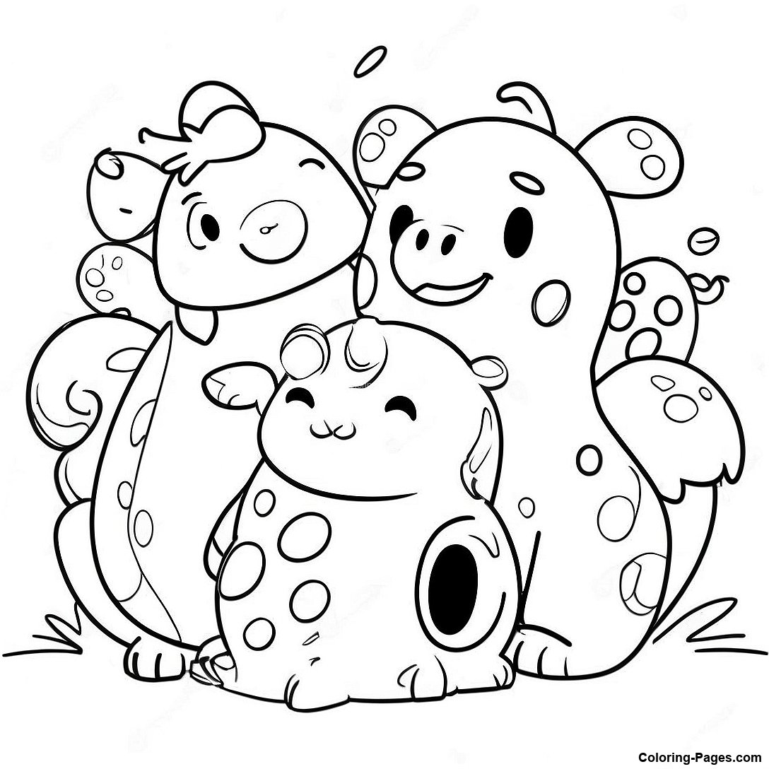 Brozone Friends Coloring Page | Coloring-Pages.com