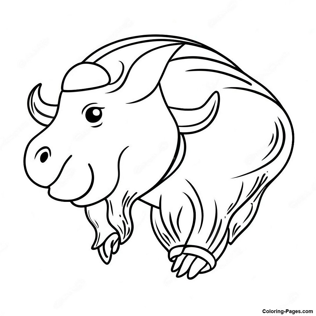Buffalo Bills Mascot Coloring Page | Coloring-Pages.com