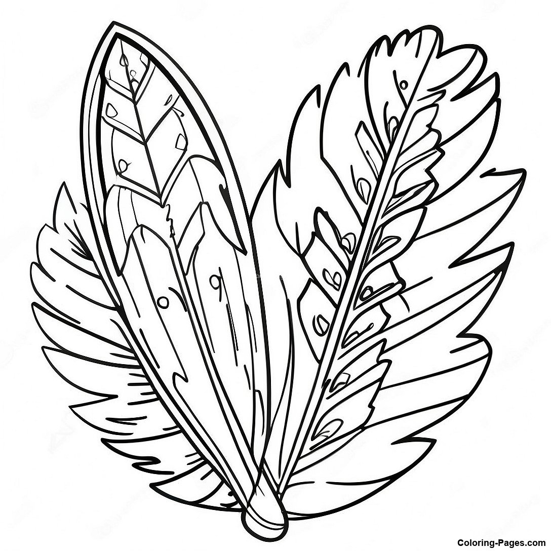 Cape Feather Power Up Coloring Page | Coloring-Pages.com