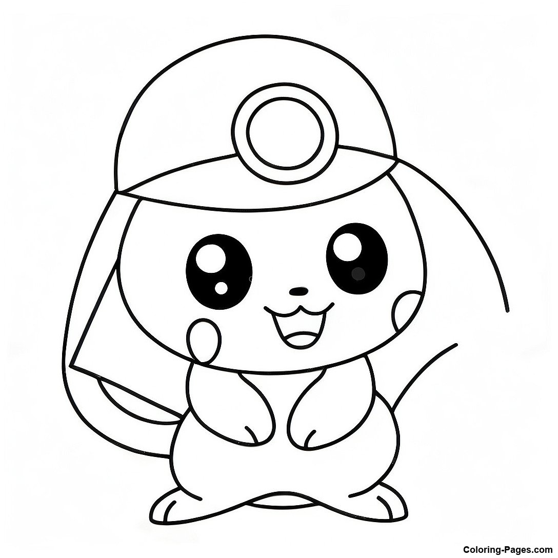 Chibi Pokemon Coloring Page | Coloring-Pages.com