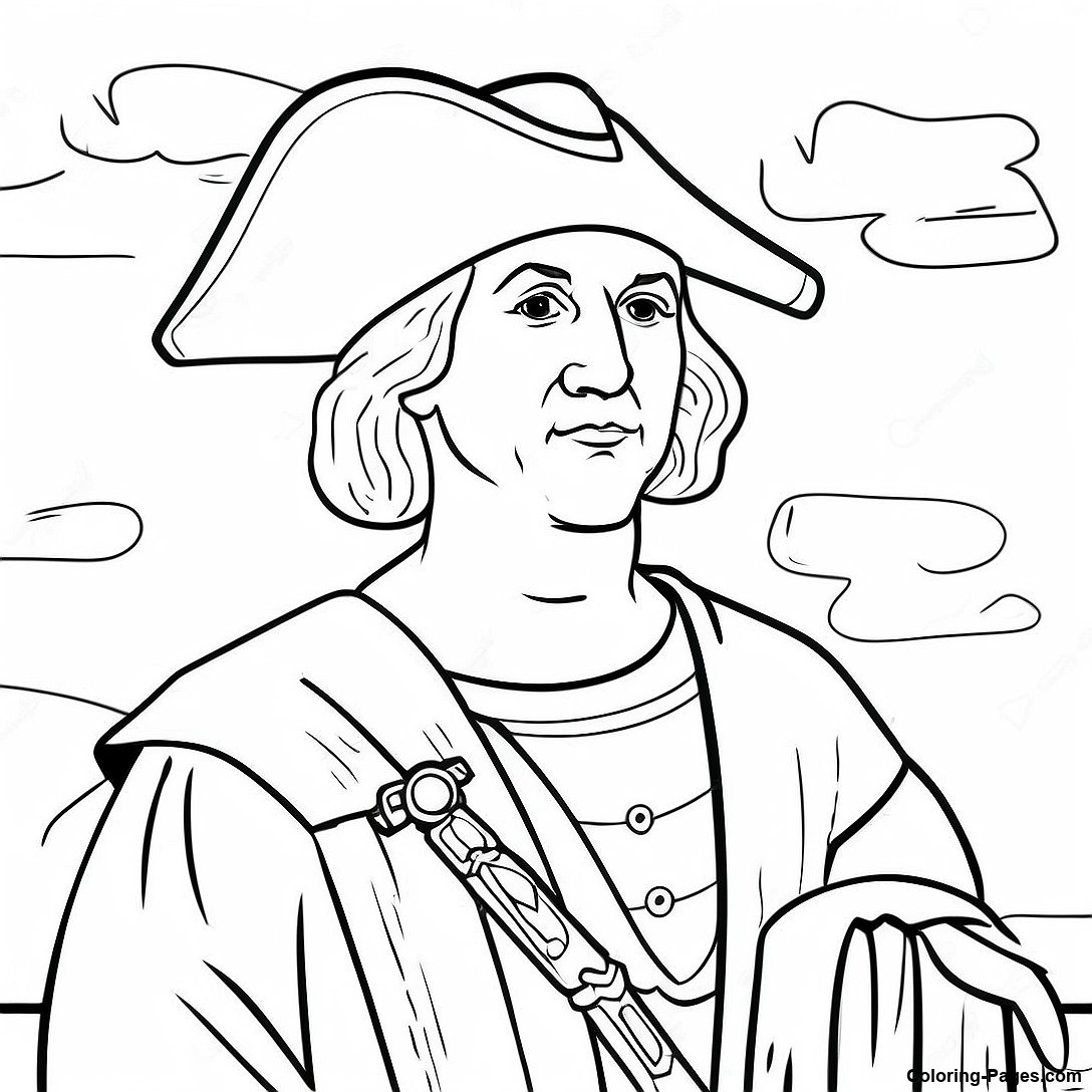 Christopher Columbus Coloring Page | Coloring-Pages.com