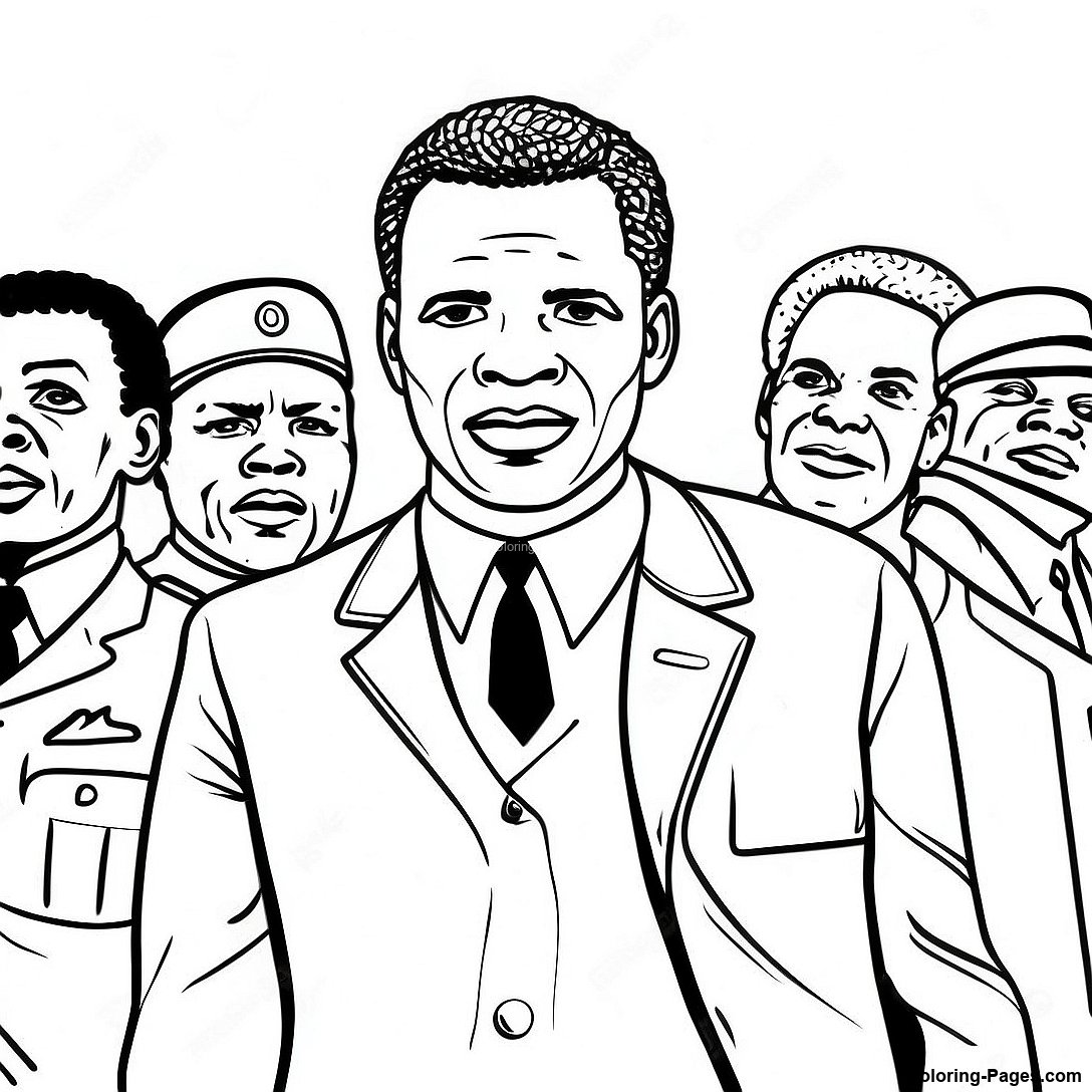 Civil Rights Movement Coloring Page | Coloring-Pages.com