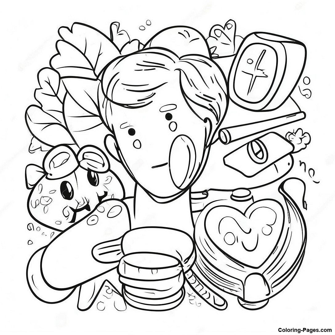 Cognitive Behavioral Therapy Tools Coloring Page | Coloring-Pages.com