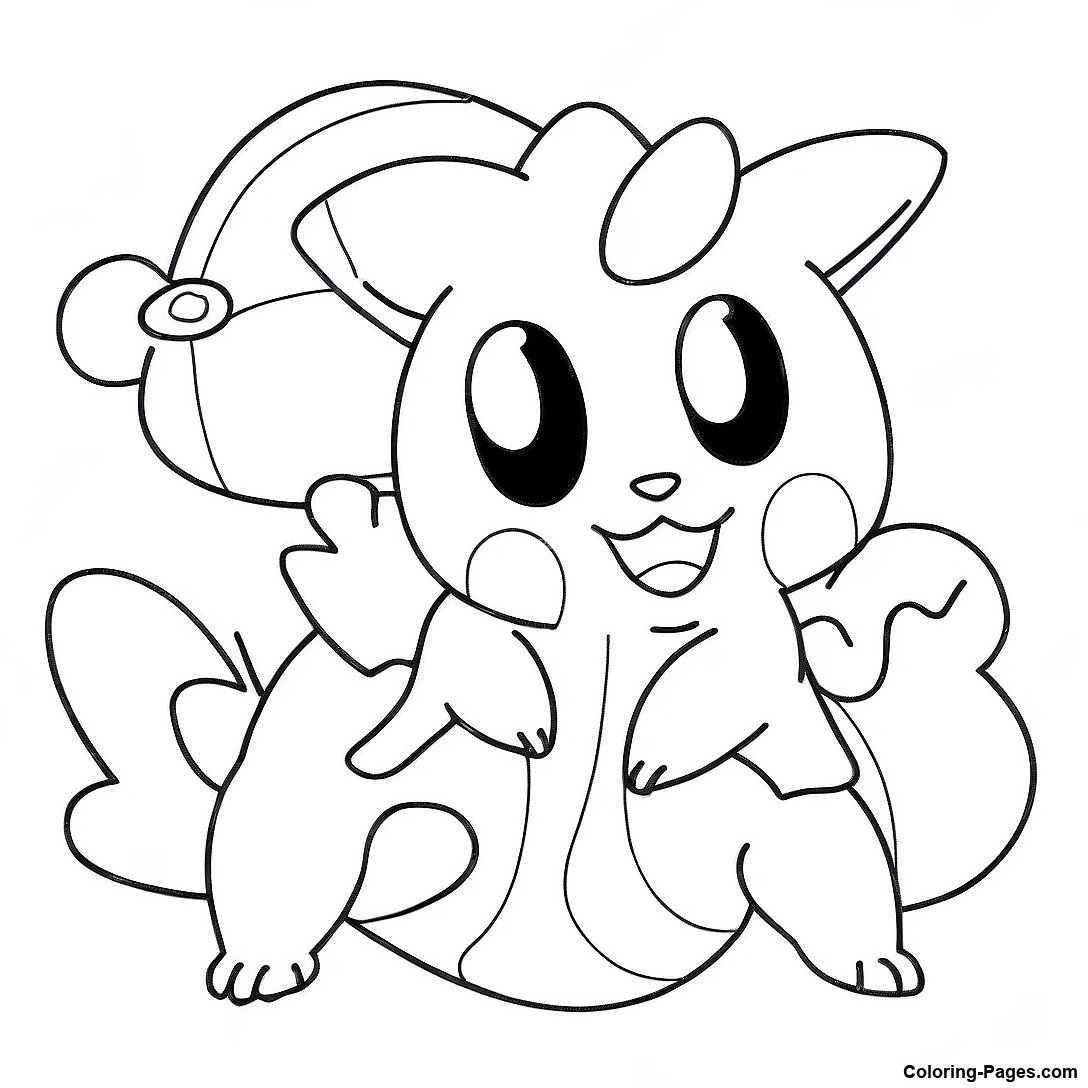 Colorful Starter Pokemon Coloring Page | Coloring-Pages.com