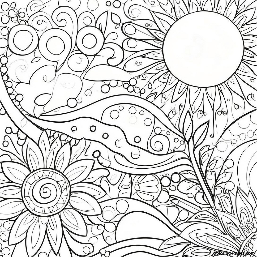 Creative Dot Markers Coloring Page | Coloring-Pages.com
