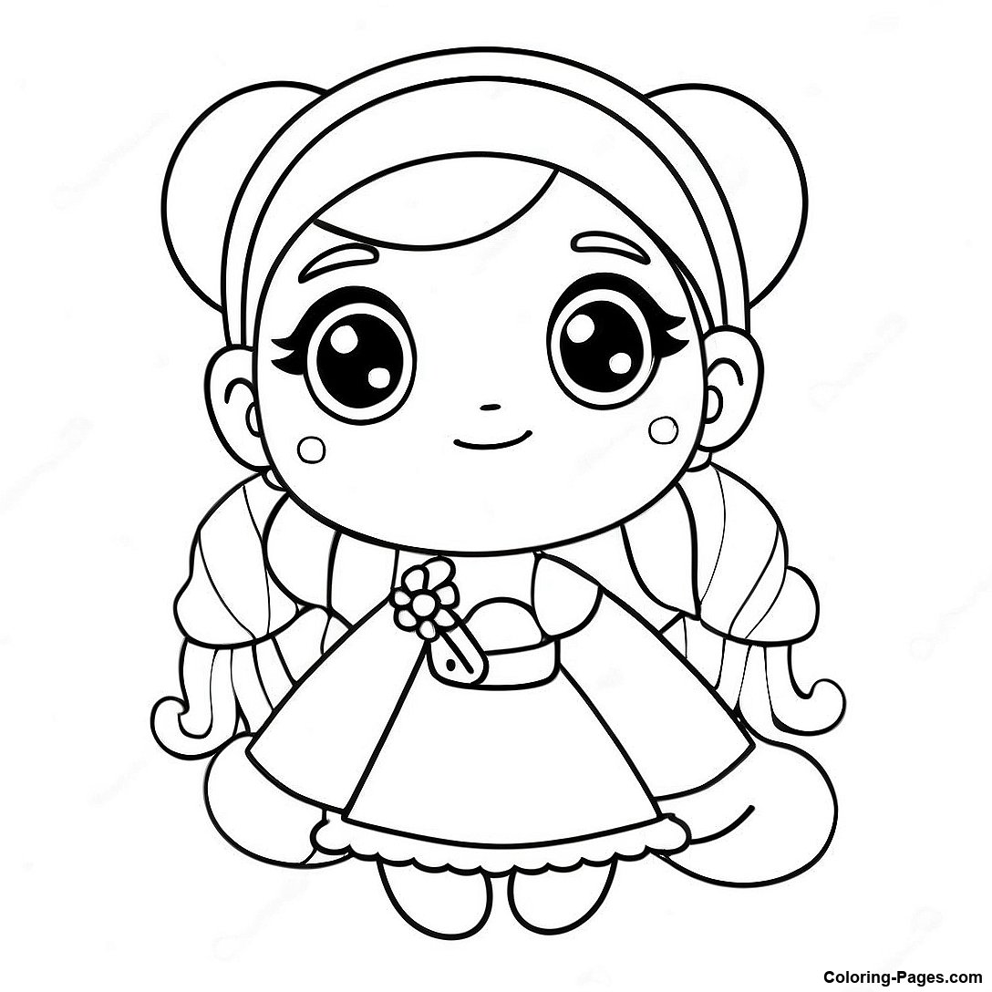 Cute Mira Character Coloring Page | Coloring-Pages.com
