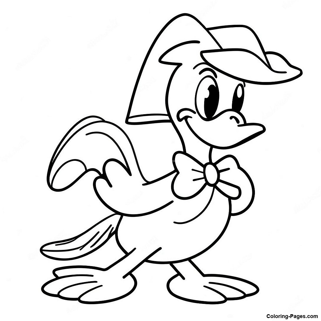 Daffy Duck Coloring Page | Coloring-Pages.com