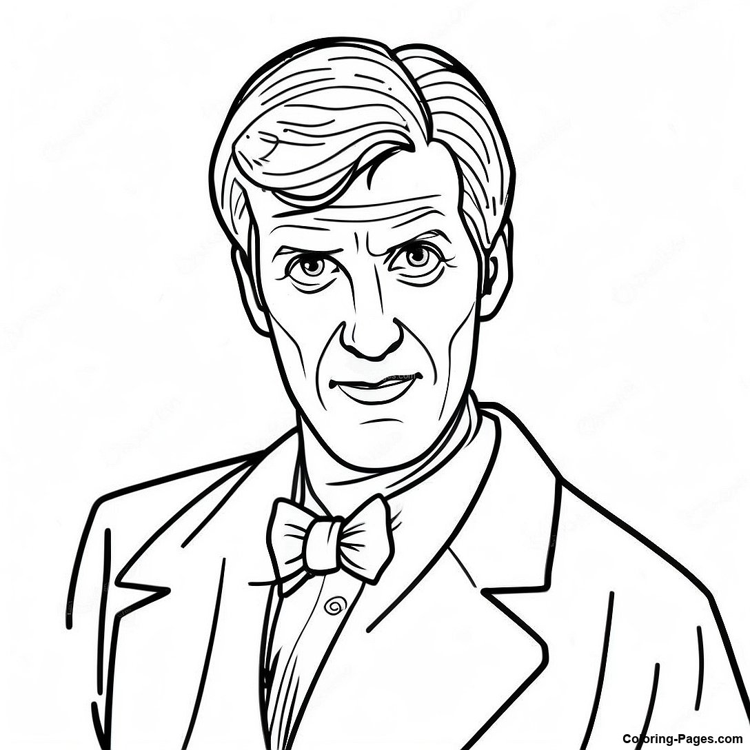 Dr. Who Coloring Page | Coloring-Pages.com