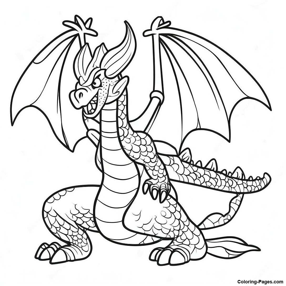 Dragon Masters Coloring Page | Coloring-Pages.com