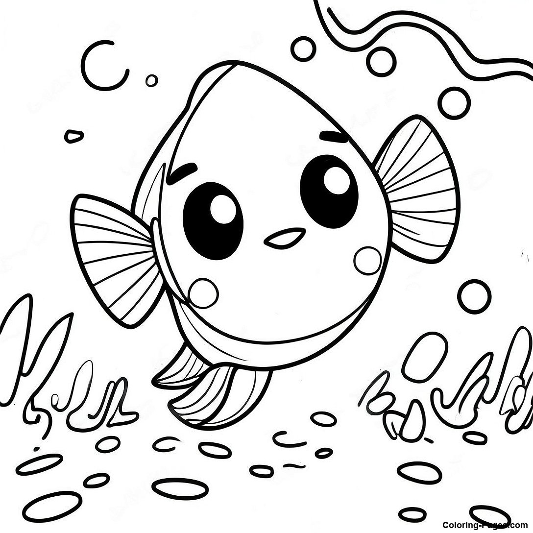 Epic Fishstick Fortnite Battle Scene Coloring Page | Coloring-Pages.com