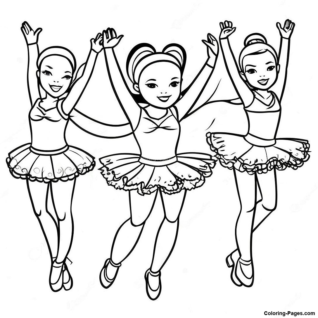Fierce Dance Moms Competition Coloring Page | Coloring-Pages.com