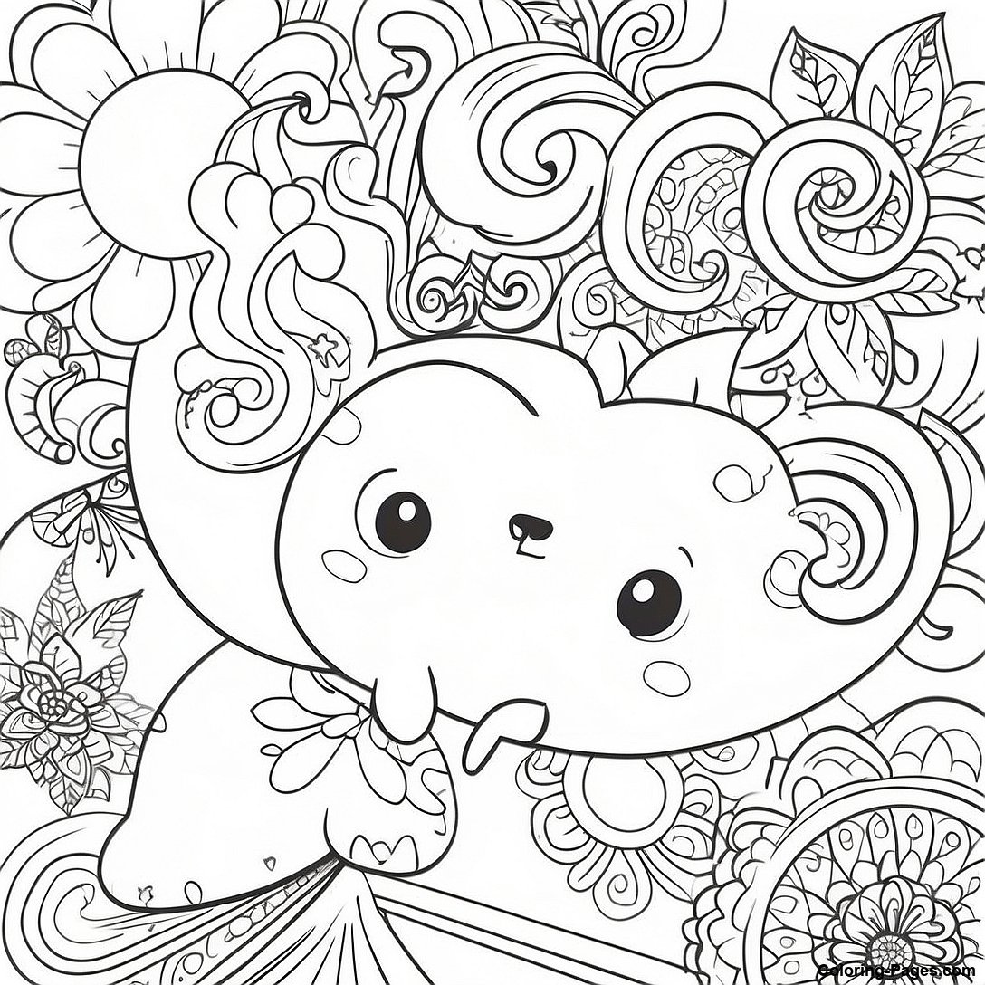 Fun Doodle Coloring Page | Coloring-Pages.com