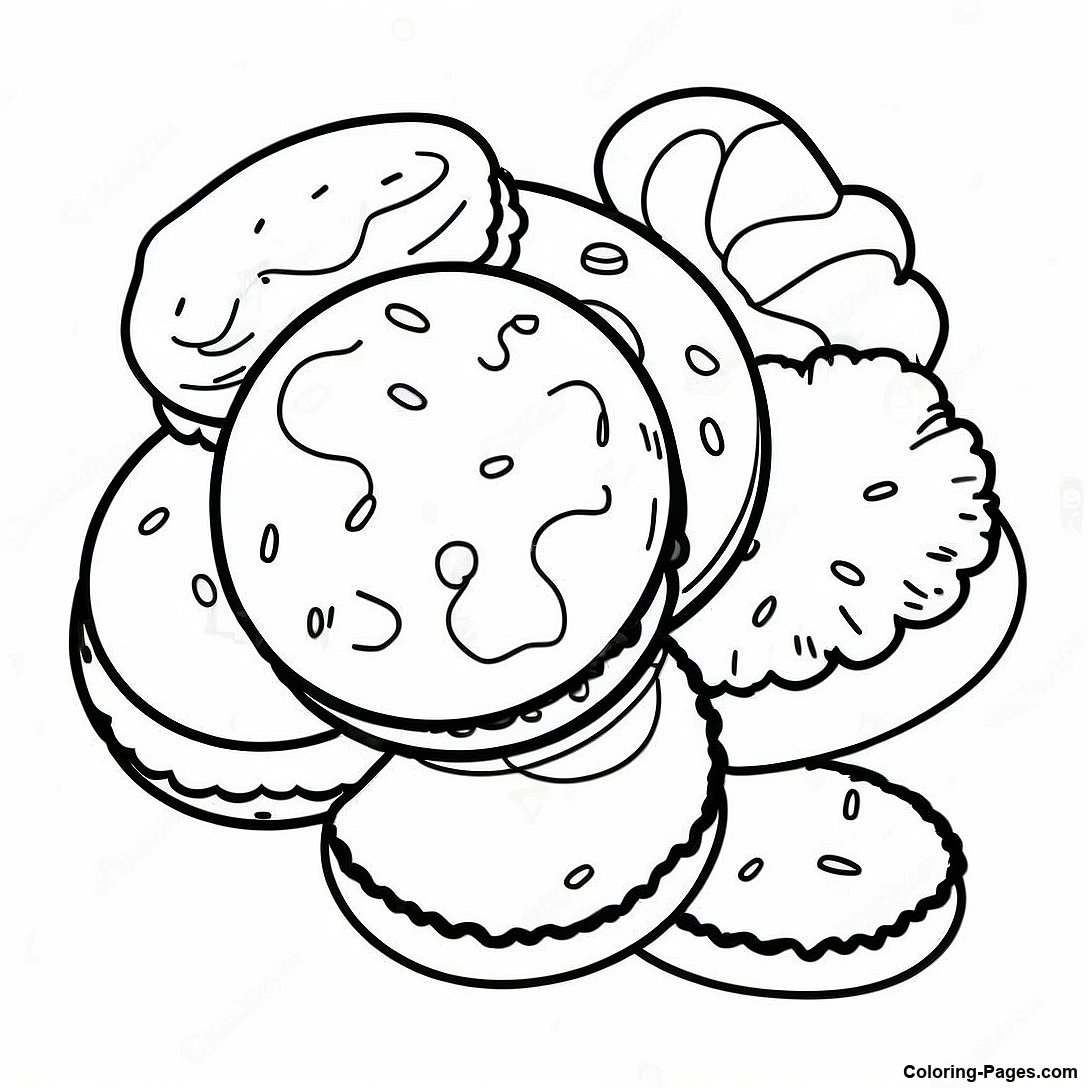 Girl Scout Cookies Coloring Page | Coloring-Pages.com