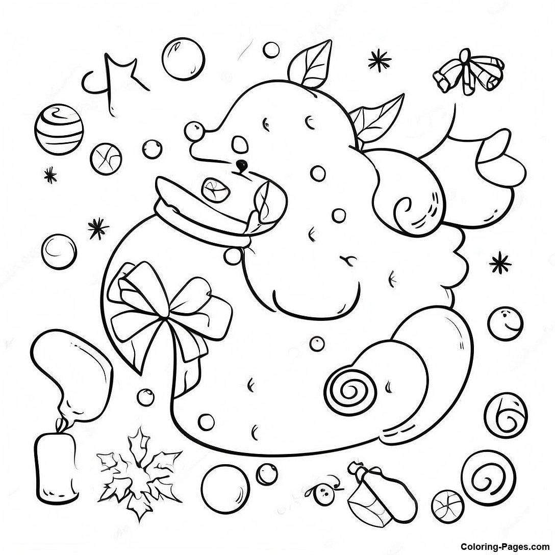 Hard Christmas Coloring Page | Coloring-Pages.com