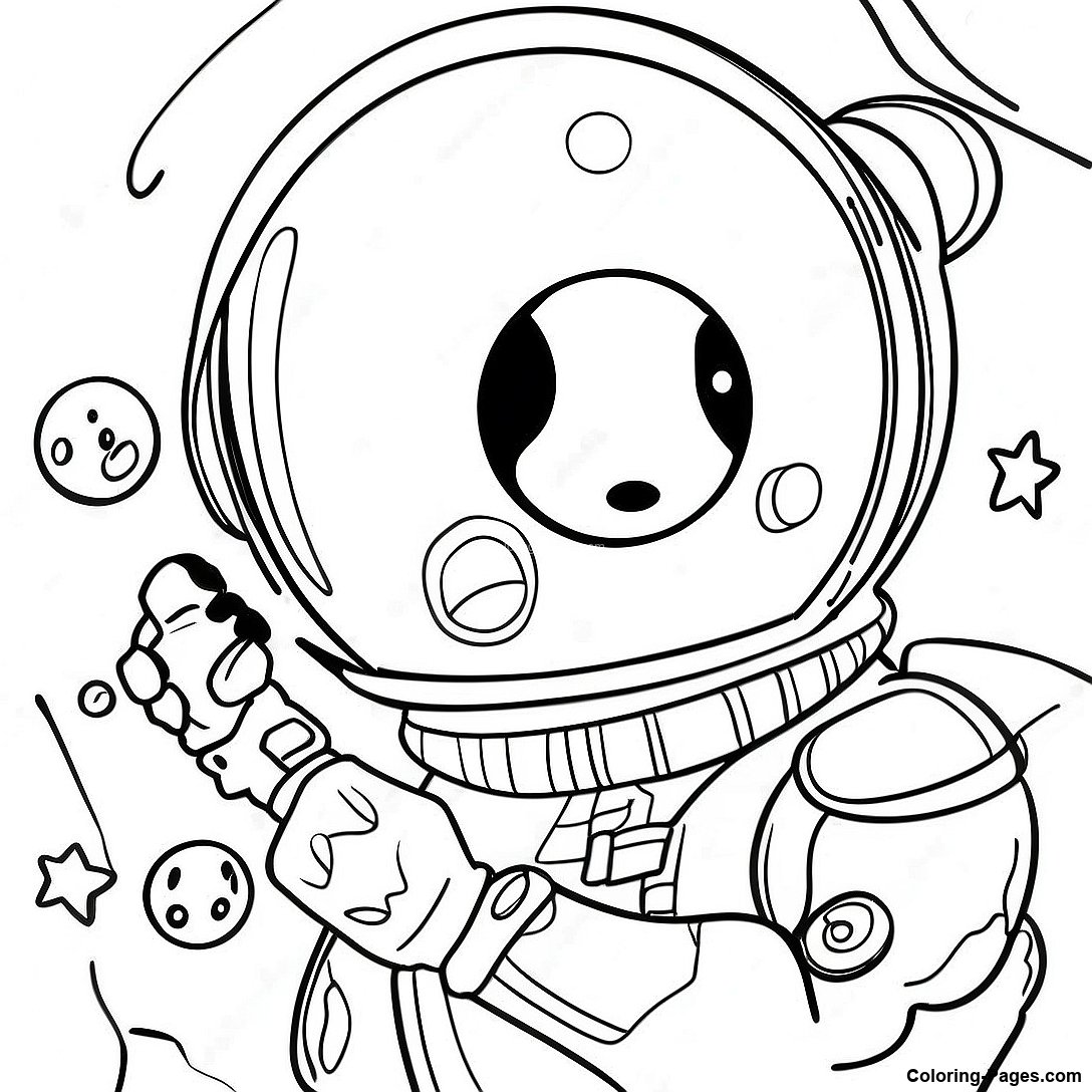 I Spy Space Exploration Coloring Page | Coloring-Pages.com