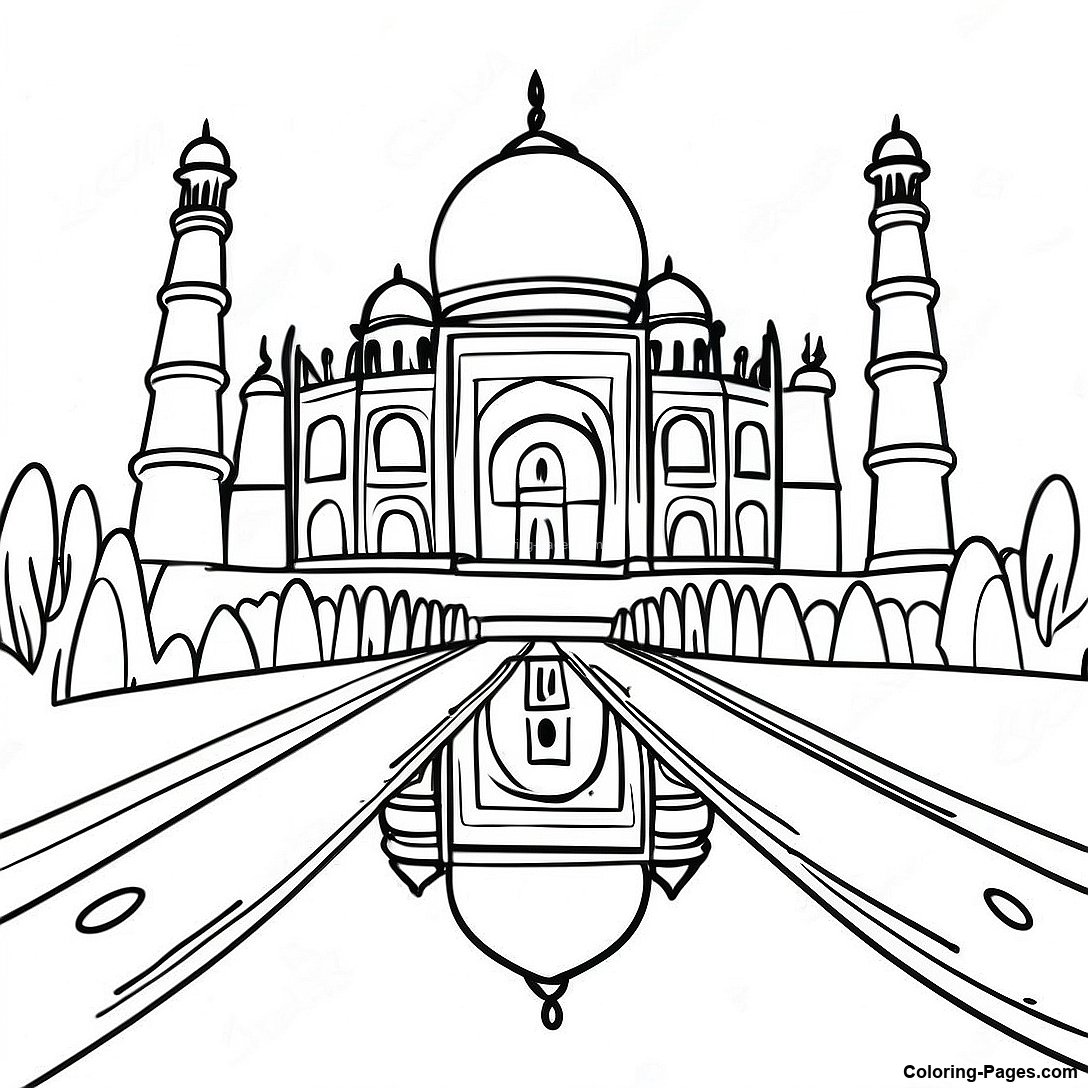 India Coloring Page | Coloring-Pages.com