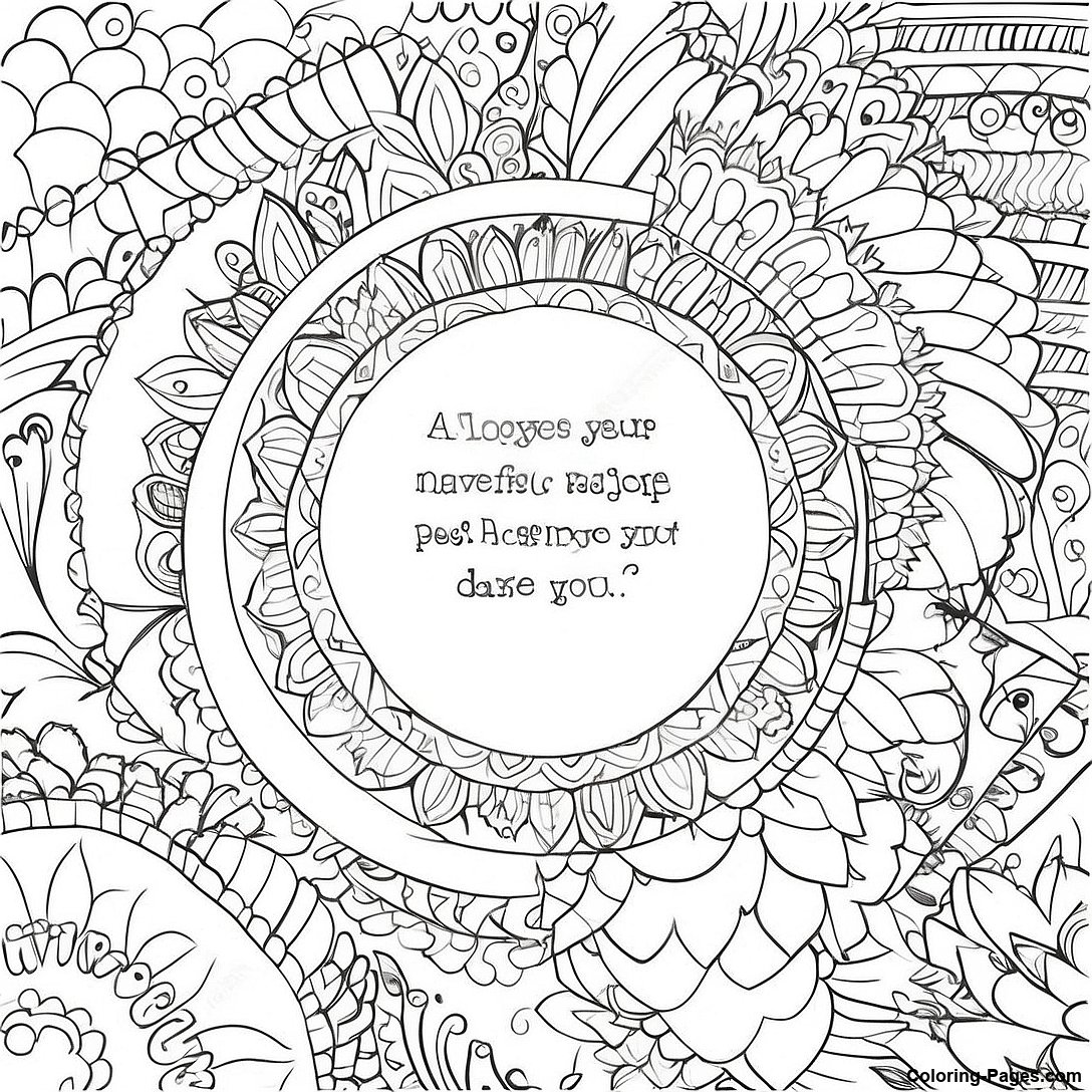 Inspirational Proverbs Coloring Page | Coloring-Pages.com Inspirational Proverbs Coloring Page | Coloring-Pages.com
