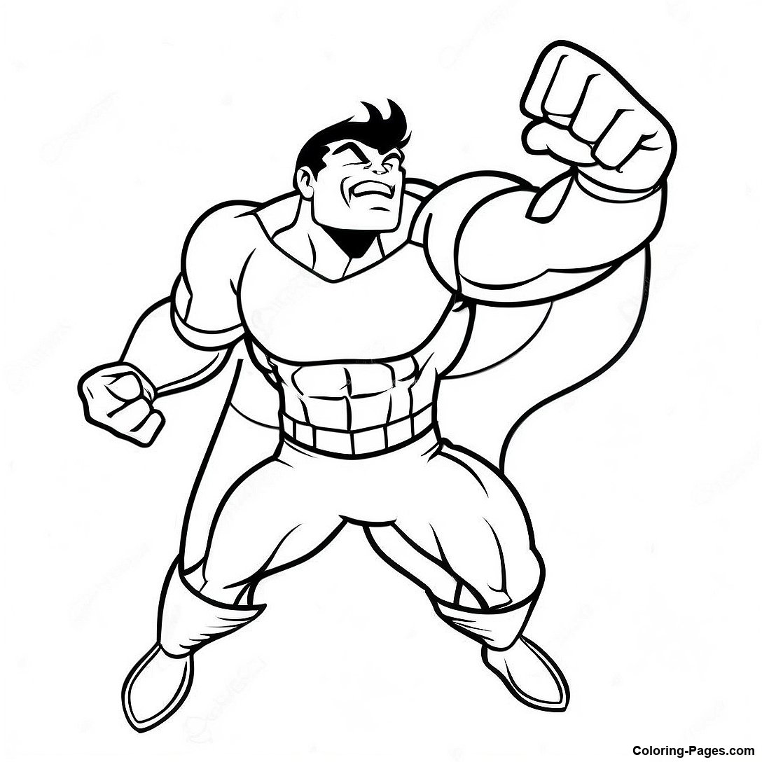 Invincible Coloring Page | Coloring-Pages.com