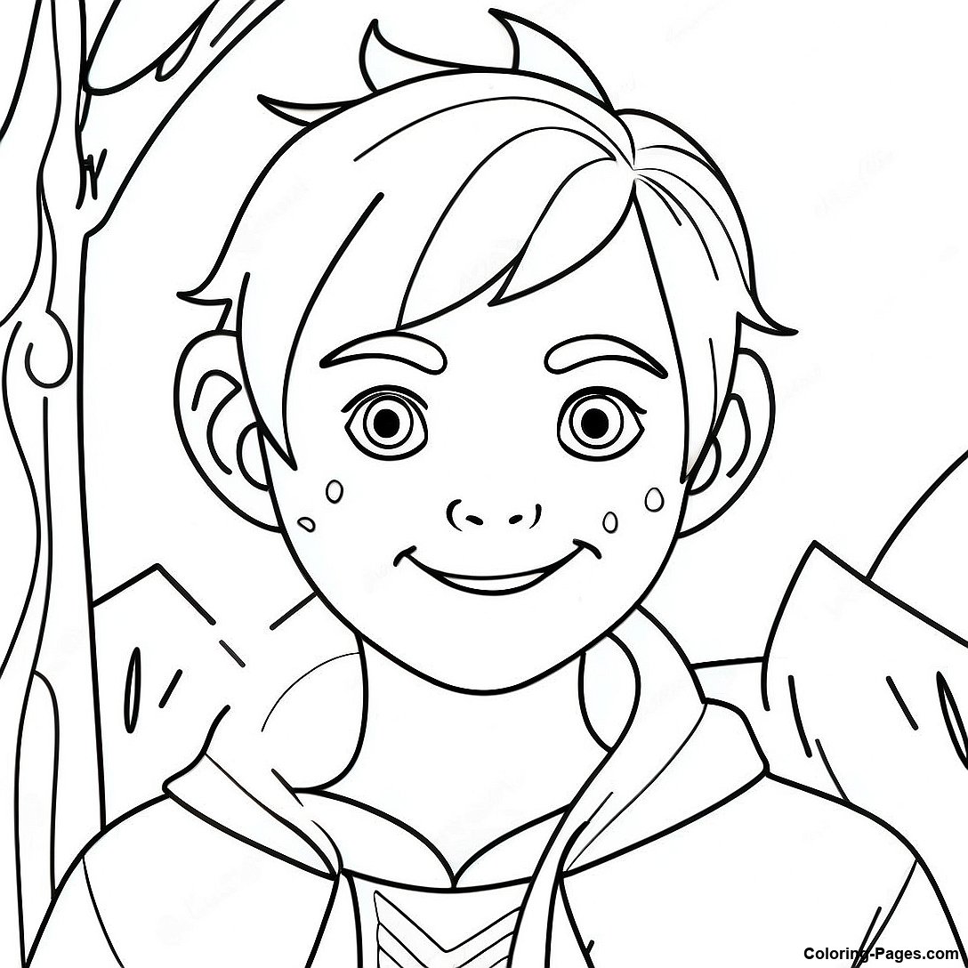 Jack Frost Coloring Page | Coloring-Pages.com