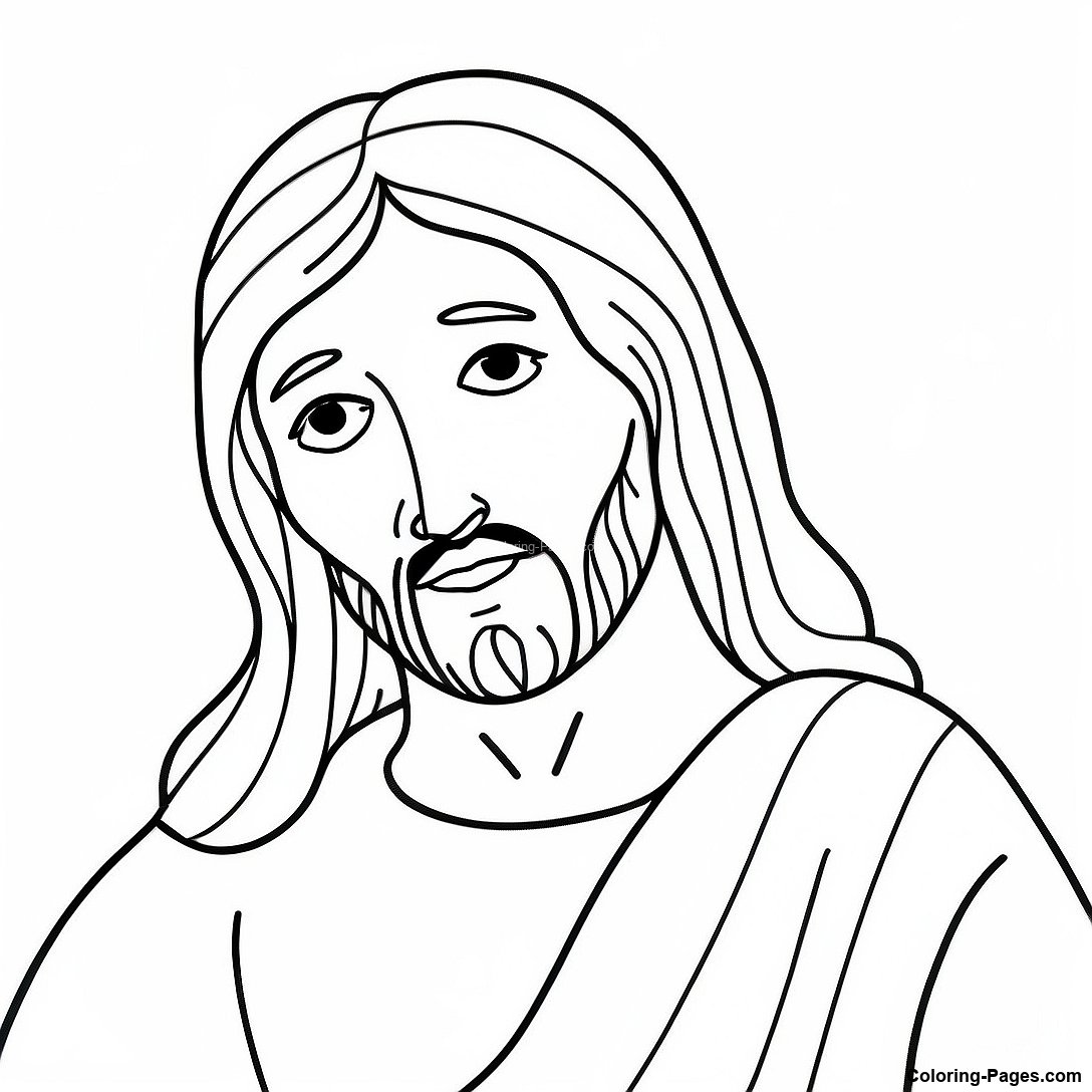 Jesus Loves Me Coloring Page | Coloring-Pages.com