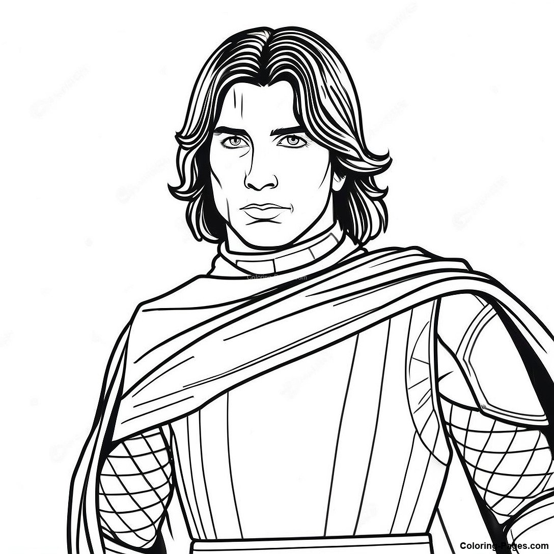 Kylo Ren Coloring Page | Coloring-Pages.com