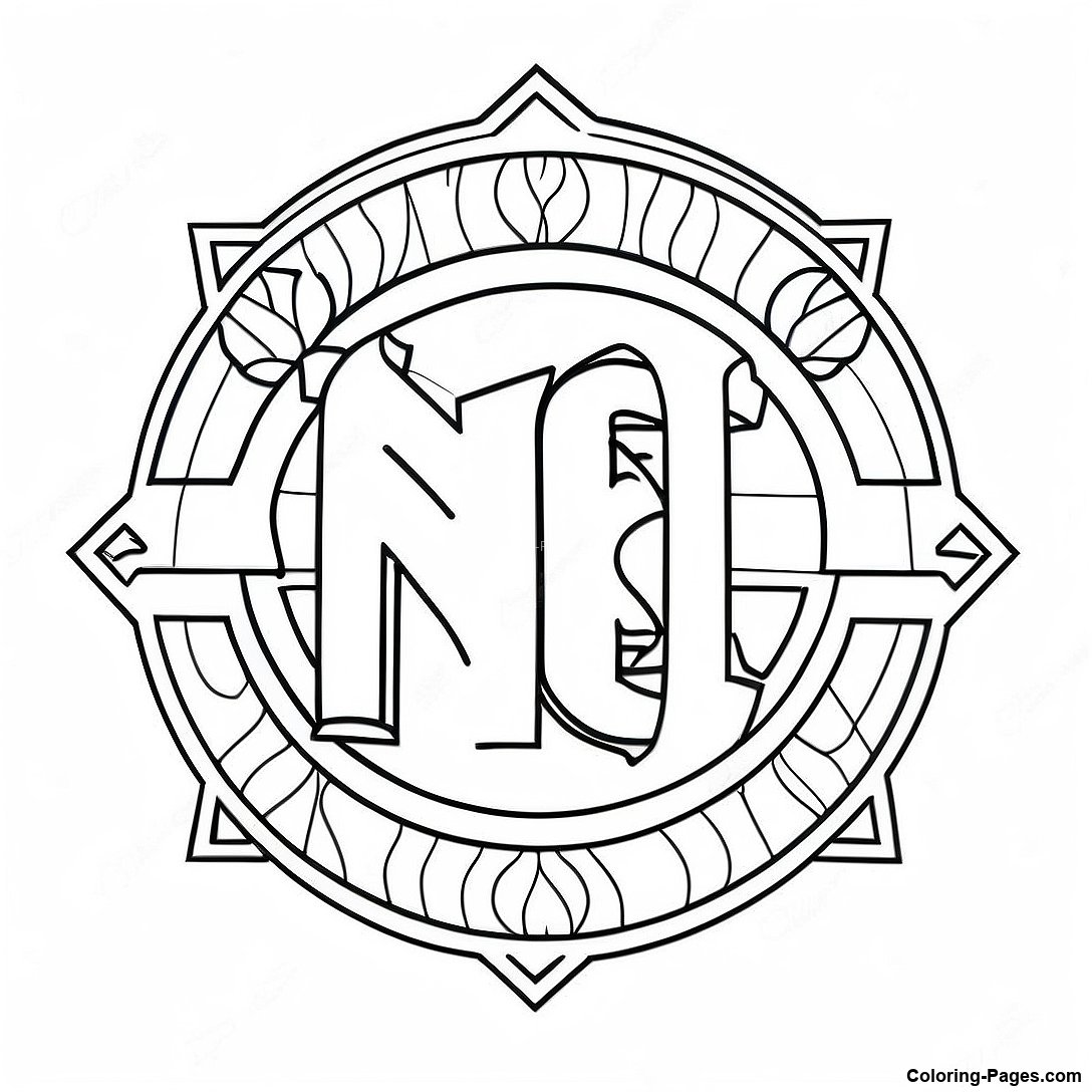 Mets Logo Coloring Page