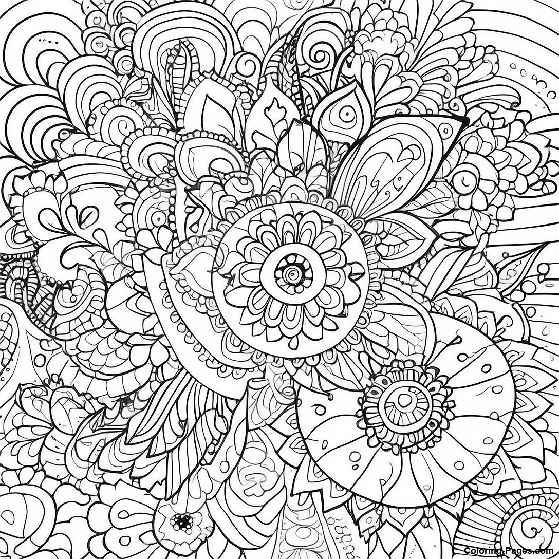 Mindfulness Mandala Coloring Page | Coloring-Pages.com