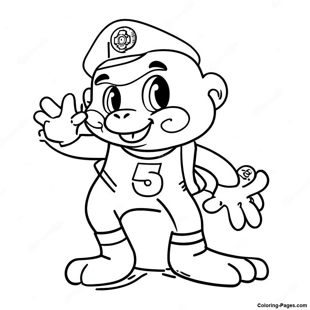 Ohio State Buckeyes Mascot Coloring Page | Coloring-Pages.com