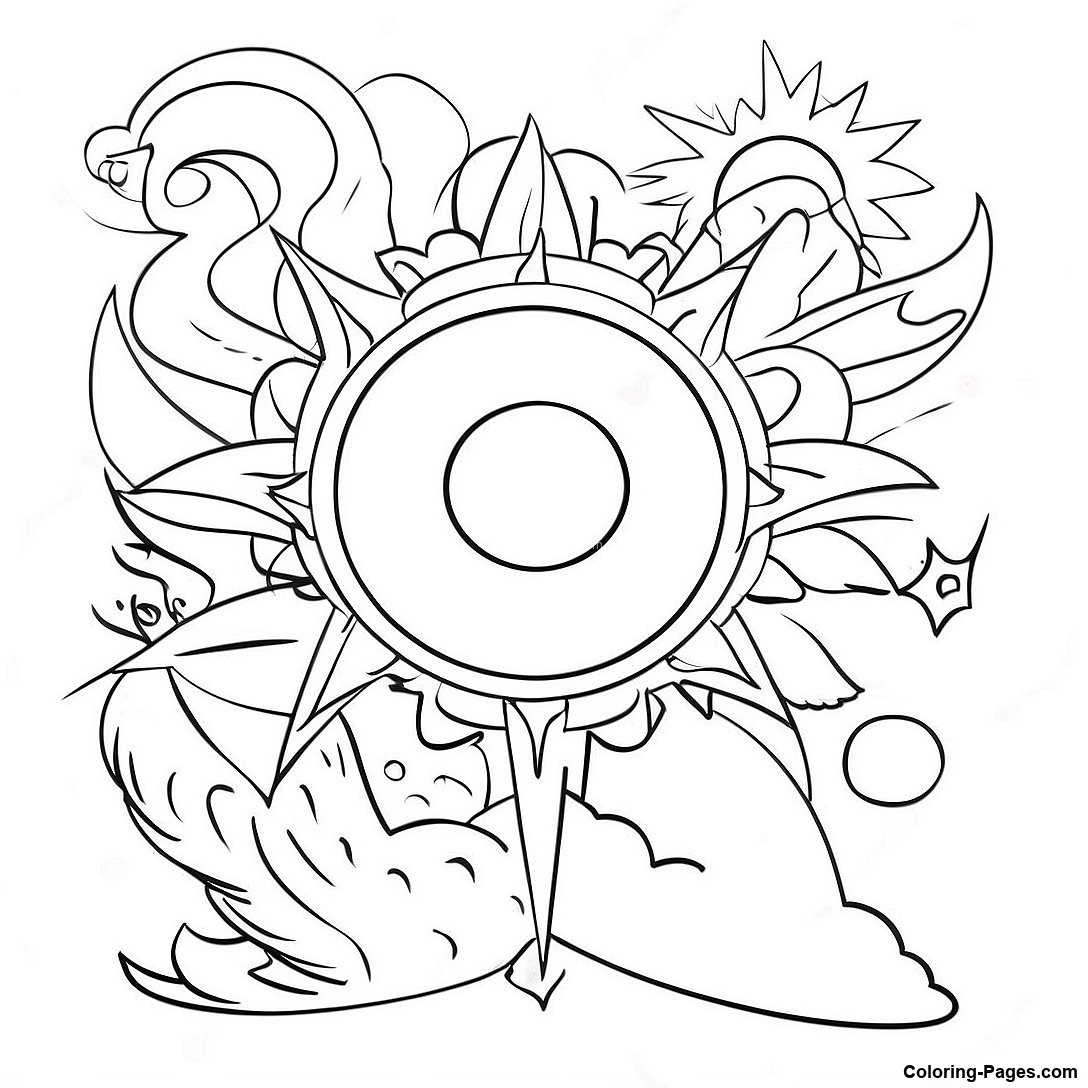 Omnipotent Attributes Of God Coloring Page | Coloring-Pages.com