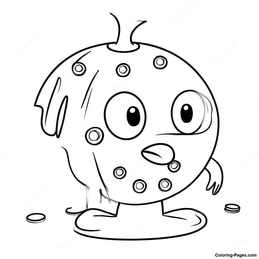 Pac Man Eating Dots Coloring Page | Coloring-Pages.com