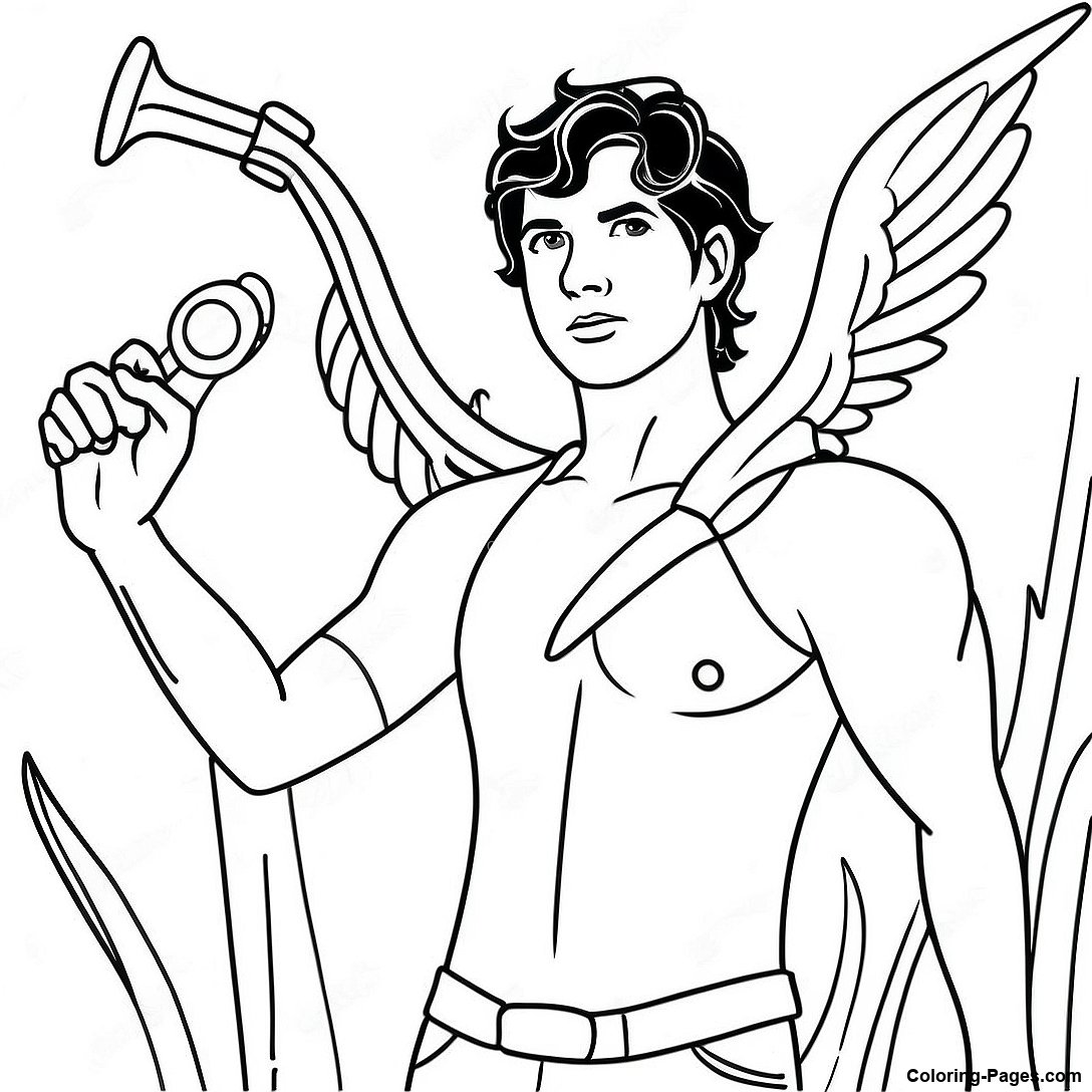 Percy Jackson Coloring Page | Coloring-Pages.com