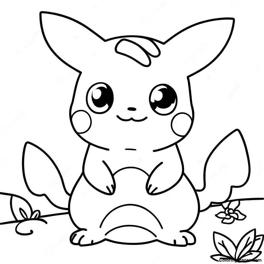 Pokemon Scarlet And Violet Coloring Page | Coloring-Pages.com