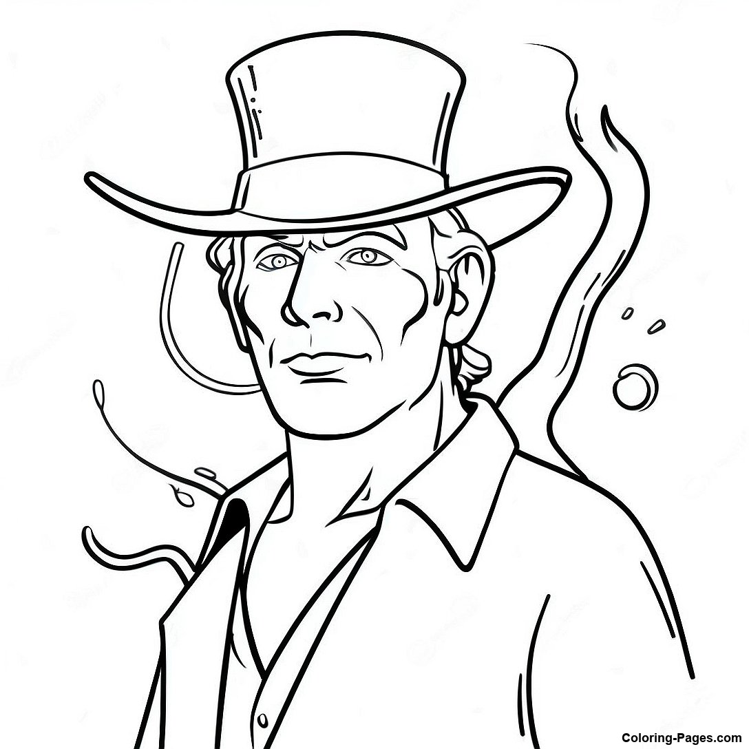 Sandman Coloring Page | Coloring-Pages.com