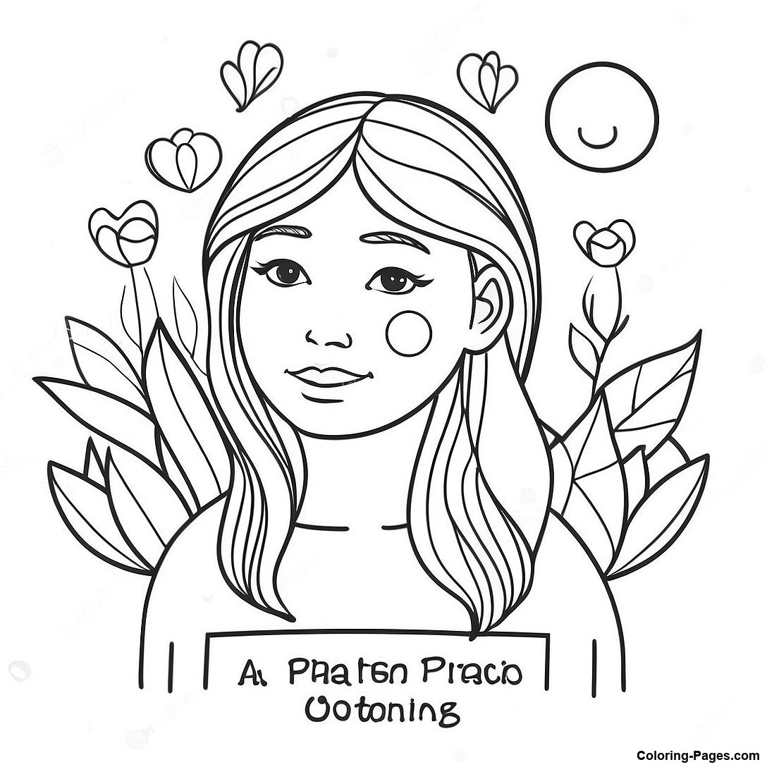 Self Care Coloring Page | Coloring-Pages.com