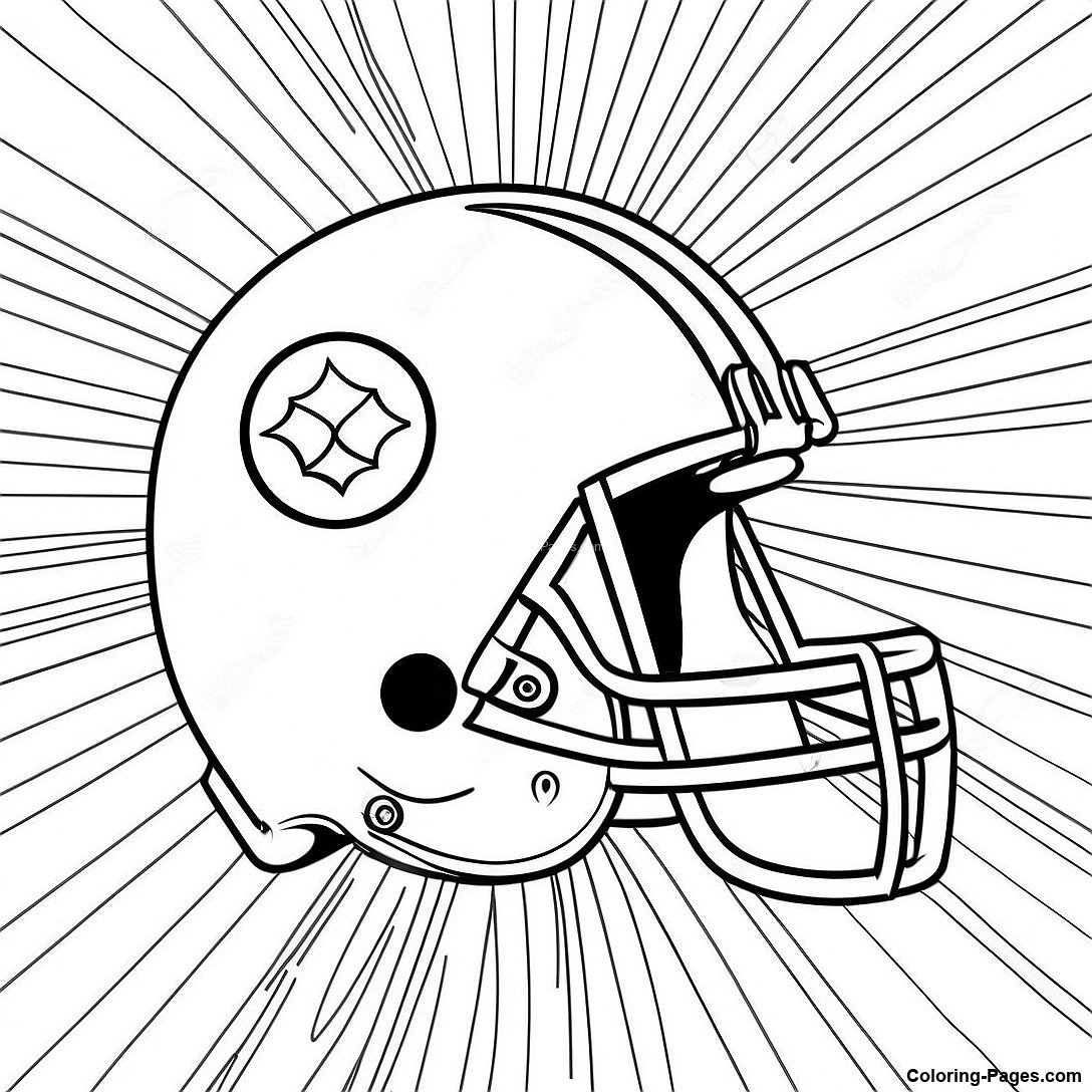 Steelers Logo Coloring Page | Coloring-Pages.com