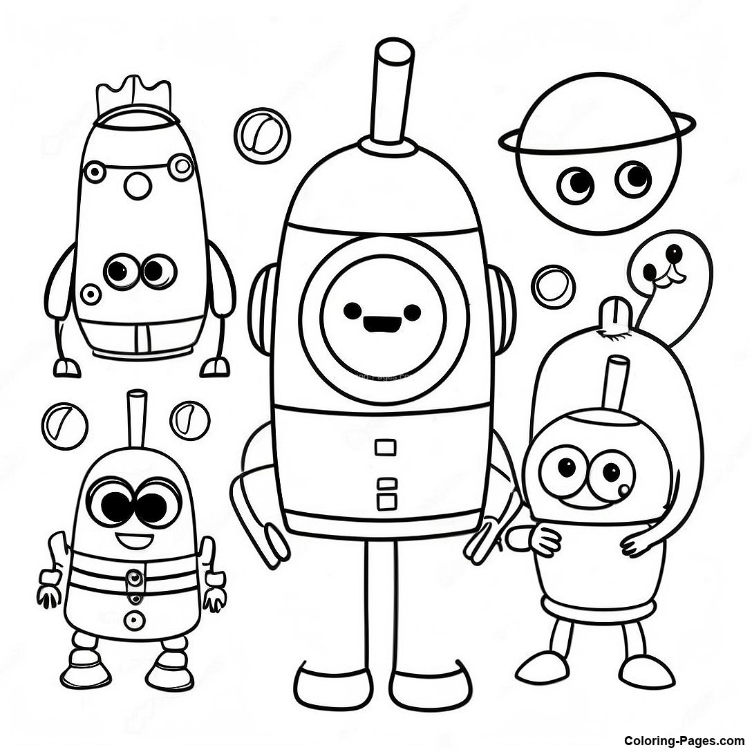 Storybots Coloring Page | Coloring-Pages.com