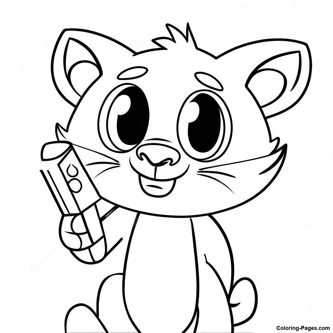 Talking Tom Coloring Page | Coloring-Pages.com