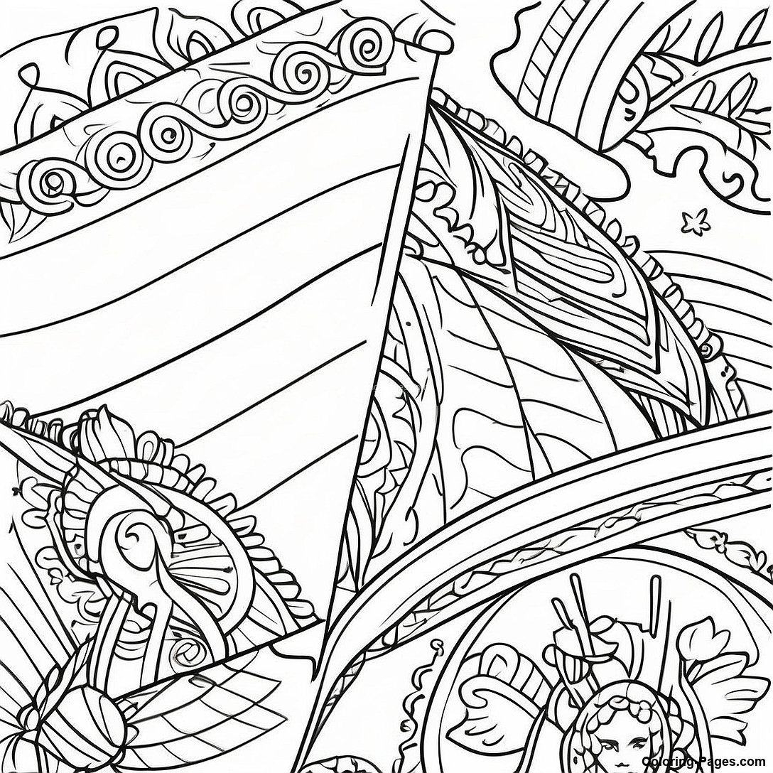 Traditional Hispanic Heritage Flags Coloring Page | Coloring-Pages.com