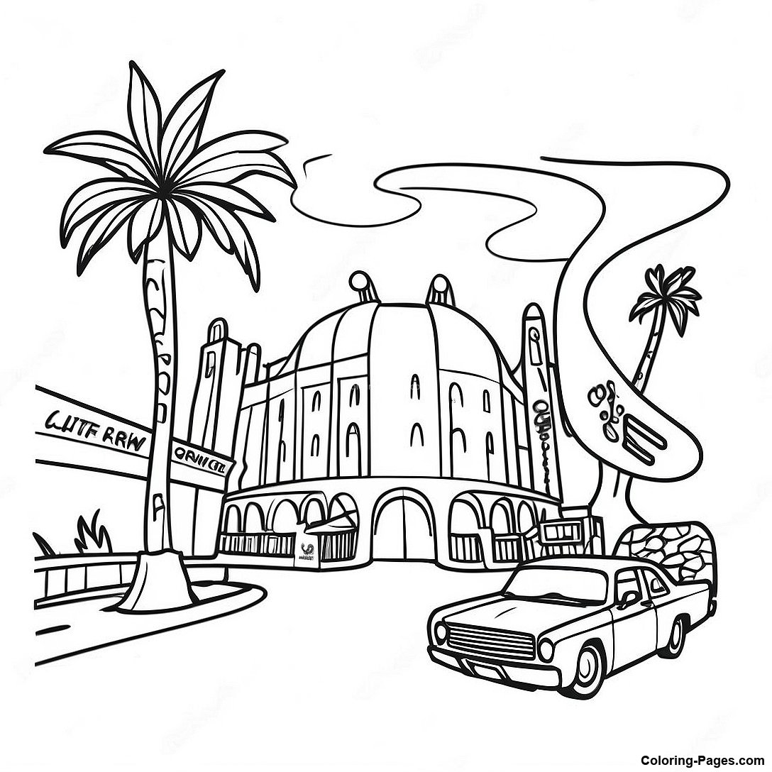 Universal Studios Coloring Page | Coloring-Pages.com