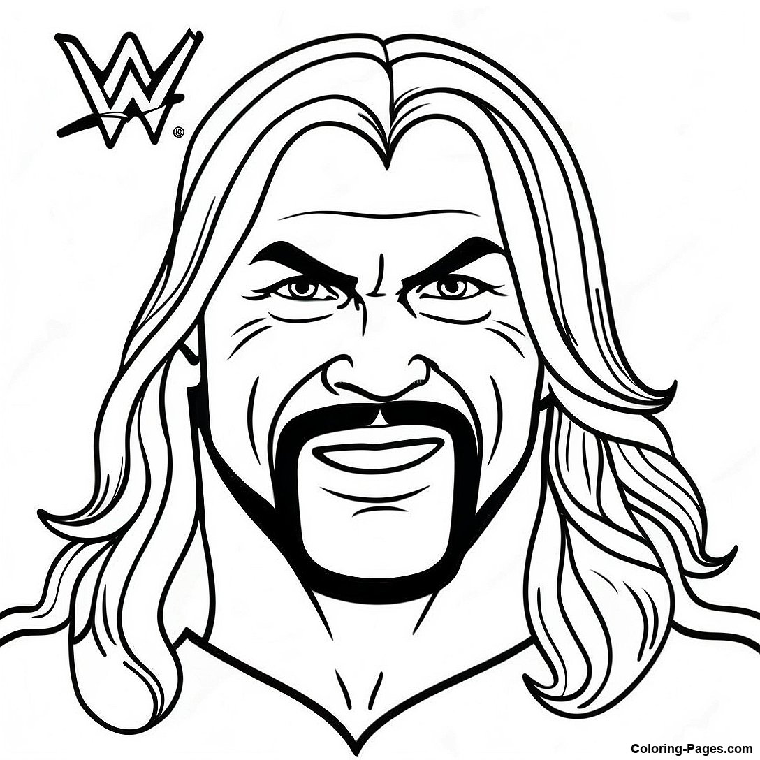 Wwe Coloring Page | Coloring-Pages.com