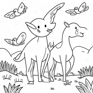 Exciting Animal Migration Coloring Page | Coloring-Pages.com