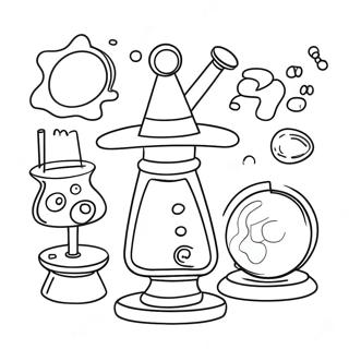 Fun Science Equipment Coloring Page | Coloring-Pages.com