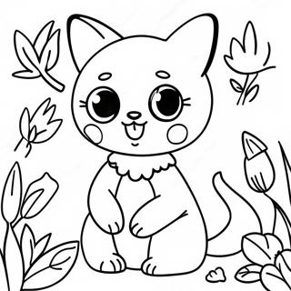Colorful Garten Of Ban Ban 4 Characters Coloring Page | Coloring-Pages.com