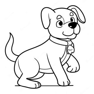 Playful Bsd Dog Coloring Page | Coloring-Pages.com