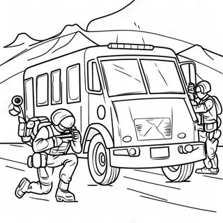 Swat Team Rescue Mission Coloring Page | Coloring-Pages.com